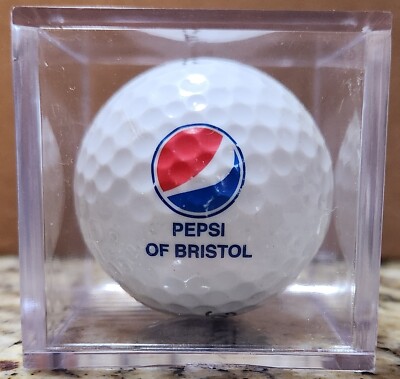 Pepsi Of Bristol CT. Logo Golf Ball-Titleist (In display case) | eBay