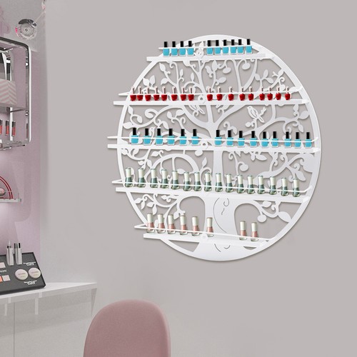 5-Layer Nail Polish Perfume Rack Display Metal Organizer Wall Mounted ...