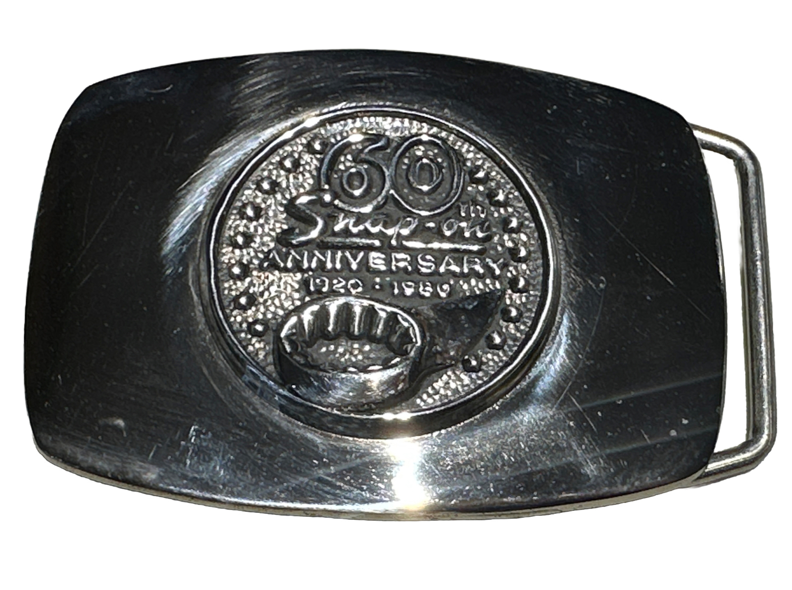 Snap-On 60th Anniversary Belt Buckle Silvered Bronze … - Gem
