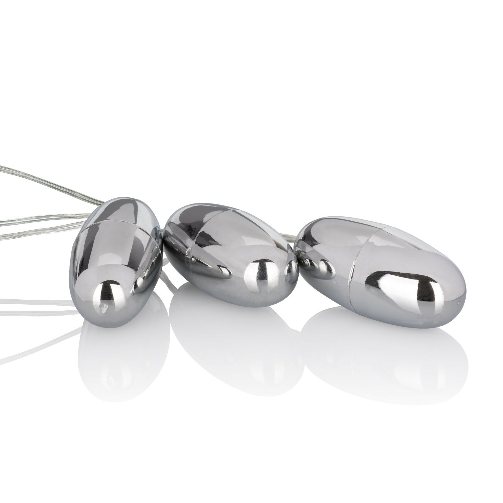 Interactive Trio Bullets Blue - Triple Egg Vaginal Anal Vibrator Sex ...