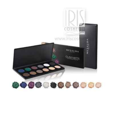 MESAUDA PALETTE GLAM MATTE 12 OMBRETTI TRUCCO TROUSSE MAKEUP TAVOLOZZA ...