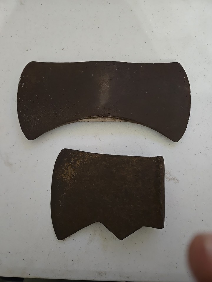 Lot Of 2 Unbranded Unmarked Axe Head Single Bit Axe Double Bit Axe | eBay