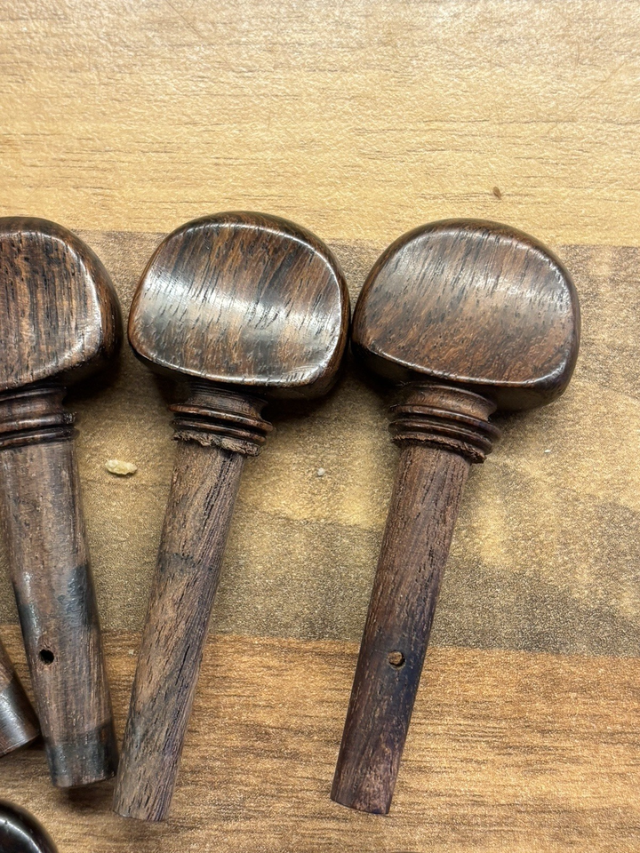 Two Sets Of Vintage Rosewood Violin Pegs | eBay UK