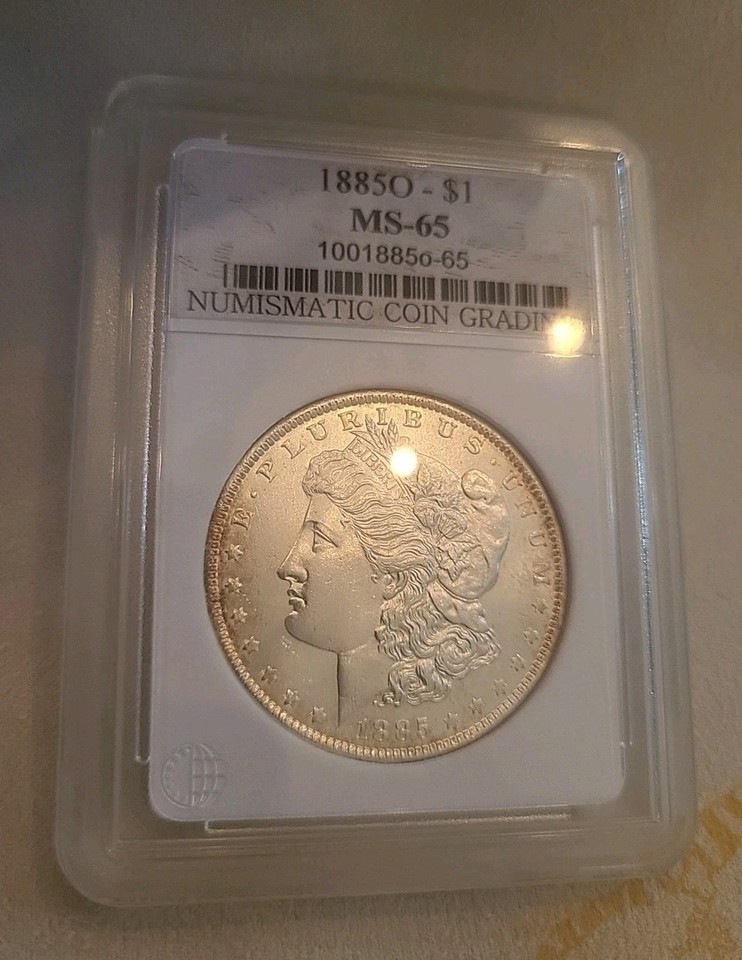 1885-O MS65 Morgan Silver Dollar NCG Certified MS65 *Gorgeous Toning* 🔥 ...