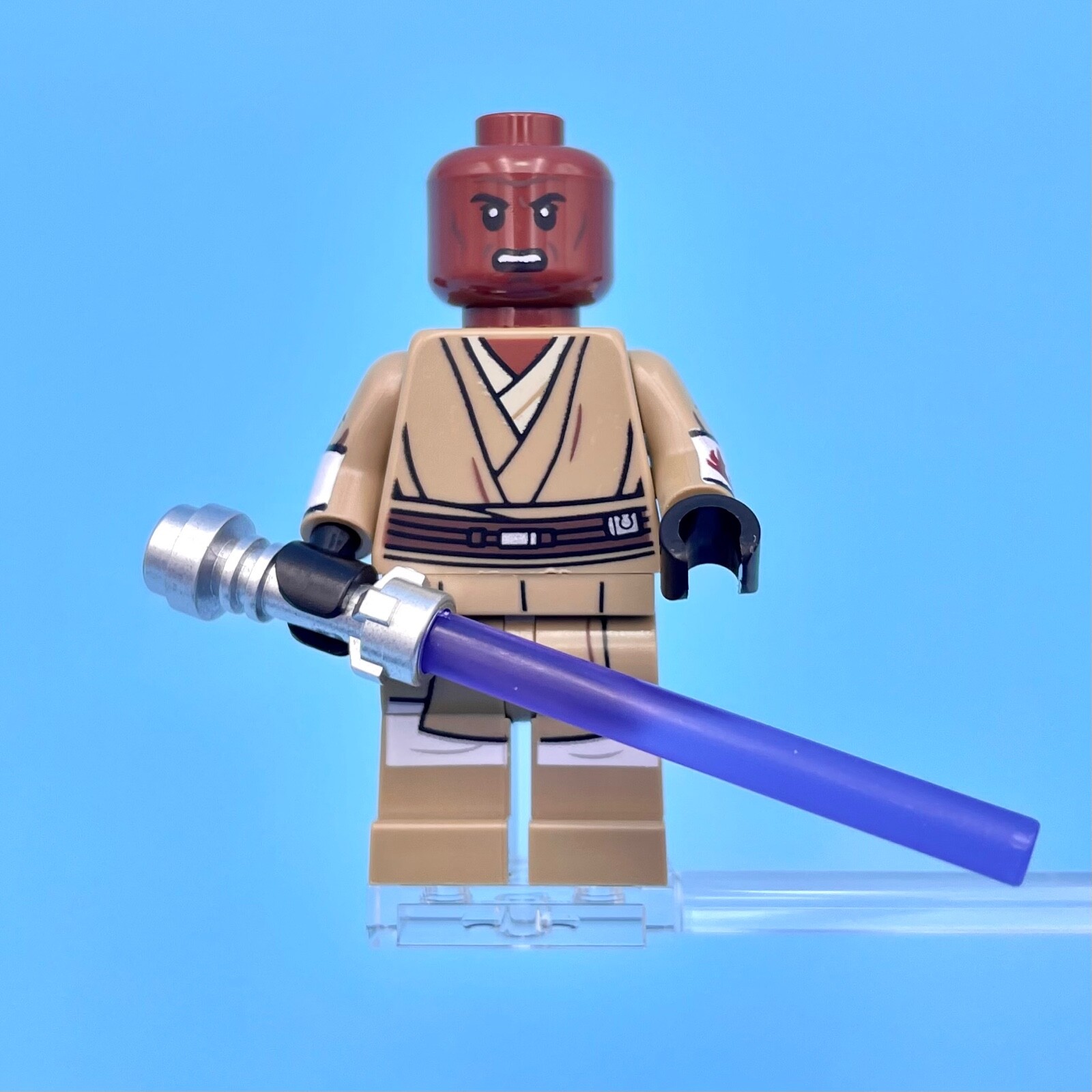 LEGO Star Wars Mace Windu Minifigure + Purple Lightsaber 187th Legion ...