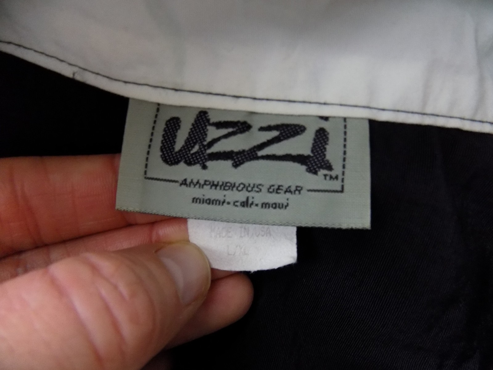 Uzzi Dive Gear Pull Over 1/4 Zip Jacket Size L Large Black USA | eBay