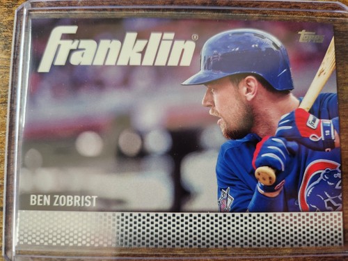 2016 Topps Ben Zobrist Team Franklin Insert #TF-20 Chicago Cubs | eBay