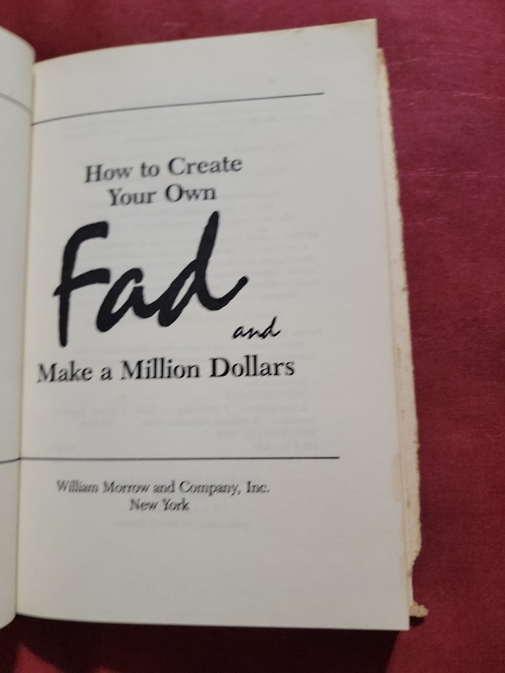 How to Create Your Own Fad and Make a Million Dollars by Ken Hakuta ...