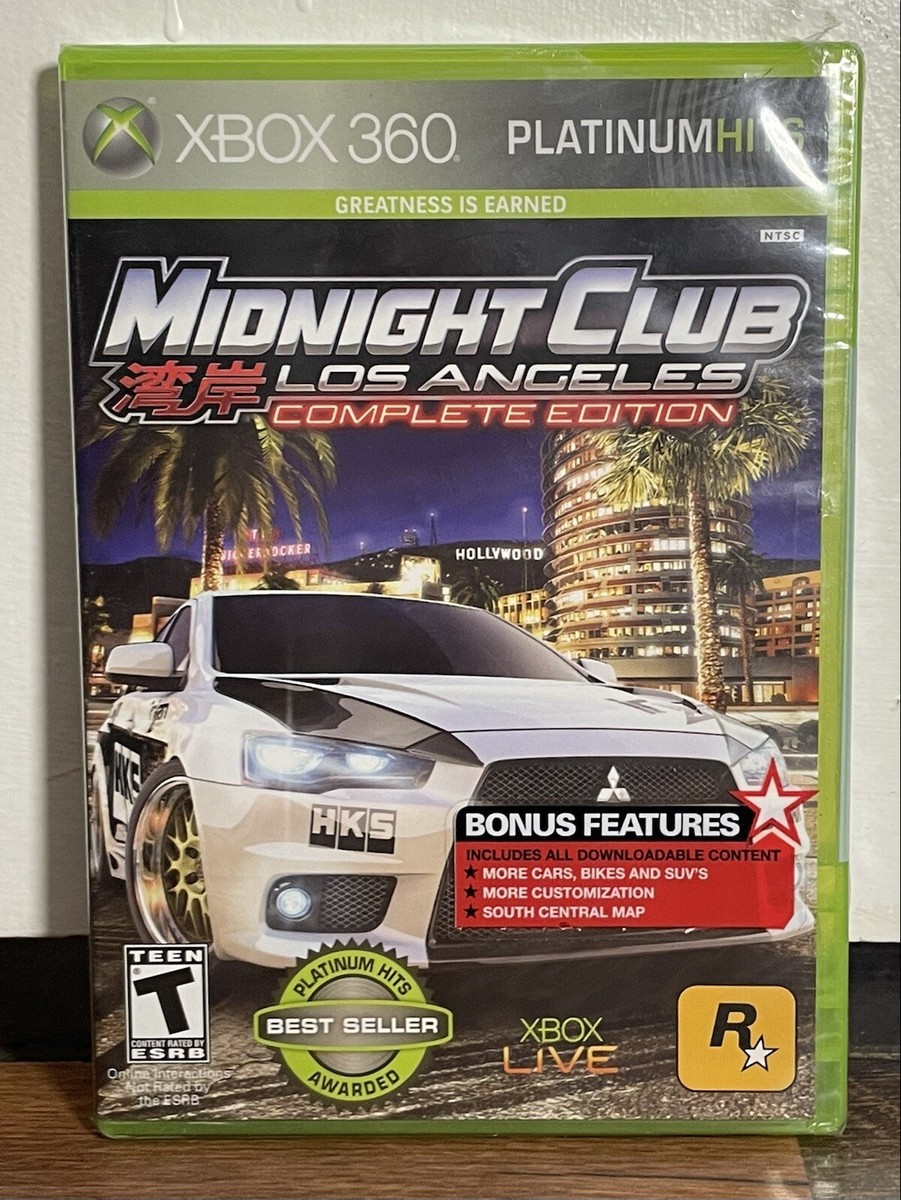 Newest Midnight Club Xbox 360