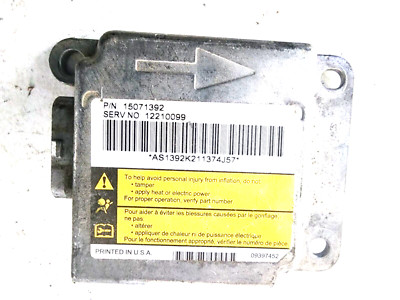 2001-2002 Silverado Sierra Safety Module A/B Computer 15071392 | eBay