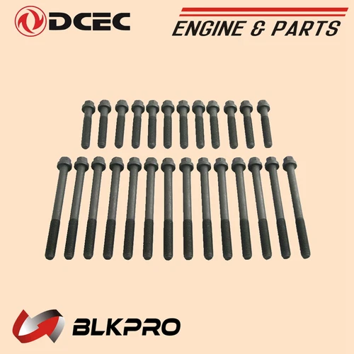 22+4 PCs Cylinder Head Bolts Sets For Cummins ISX ISX15 QSX 3678506 ...