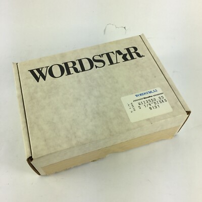 Wordstar 5.5 MicroPro WXI3550.Q5 Free Bitstream type offer for WordStar ...