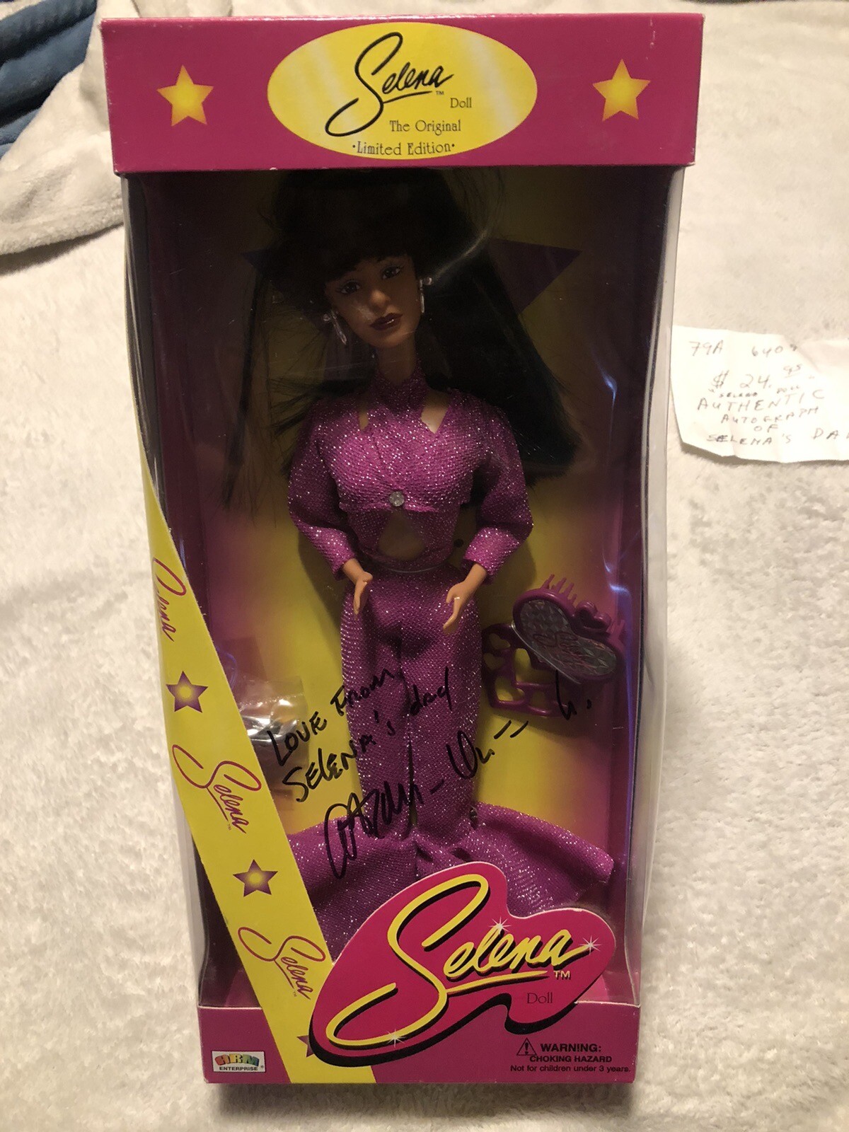 Autographed Very Rare 1996 Selena Quintanilla Astrodome Concert Outfit ...