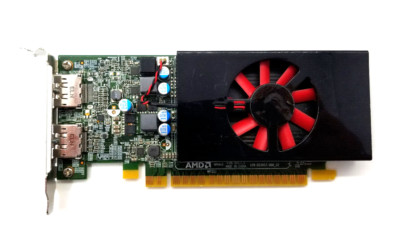 AMD Radeon MS-V346 R7 450 GPU 4GB DDR5 Low Profile Bracket Dual Display ...