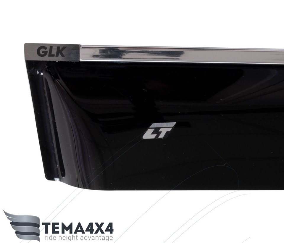 Tape-on Windows Visors Deflector Sun Rain Guard for Mercedes GLK 2008 ...