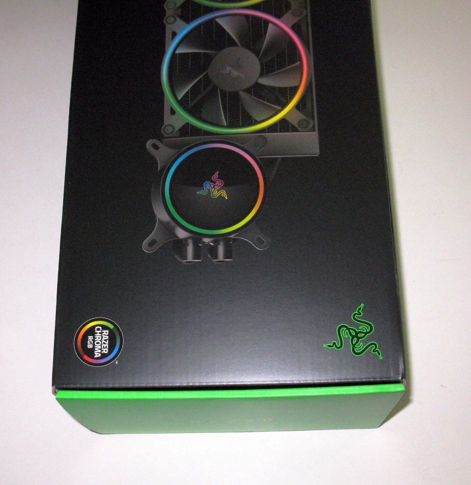 NEW SEALED Razer Hanbo Chroma RGB 240mm AIO Liquid Cooler with ARGB ...