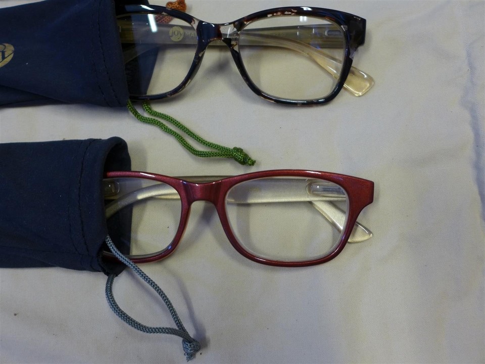 Set of 5 Joy Mangano SHADES Reading Glasses/Readers +2.5 (2 Styles) | eBay