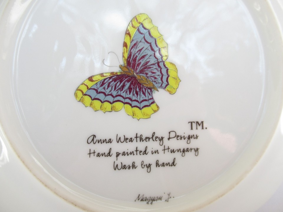 Anna Weatherley Designs Hungary Old Master Tulips Bread & Butter Plate ...