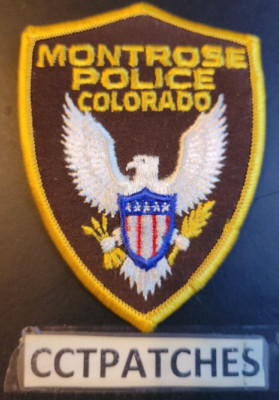MONTROSE, COLORADO POLICE SHOULDER PATCH CO | eBay