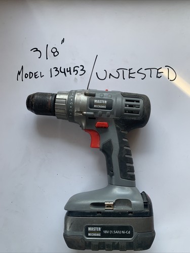 Master Mechanic Power Drill Model 134453 | eBay