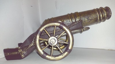 Military Cannon Display Mixed Materials Home Decor | eBay
