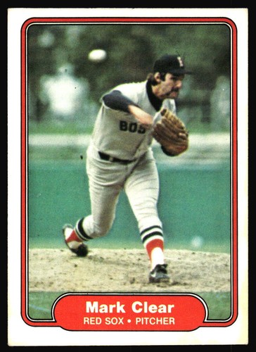 1982 Fleer Mark Clear #290 Boston Red Sox | eBay