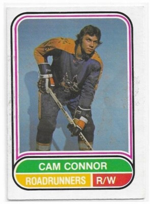 CAM CONNOR 1975-76 OPC WHA Hockey card #48 Phoenix Roadrunners EX/EX+ ...