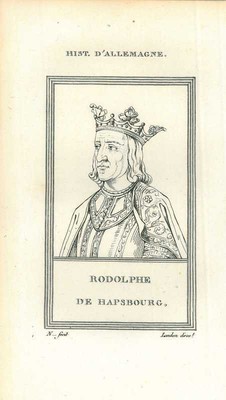 Portrait of Rudolf I of Germany | eBay