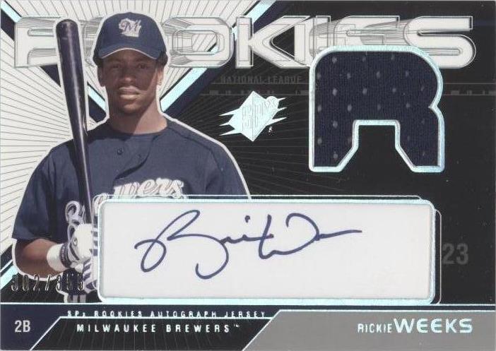 2003 SPx - Rickie Weeks #385 /355 (AU, MEM, RC) for sale online | eBay