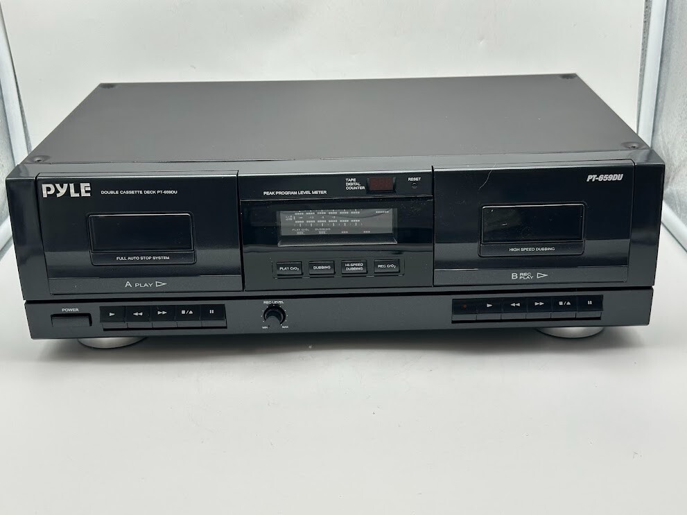 Pyle PT659DU.5 Dual Stereo Dual Stereo Cassette Player & Recorder ...