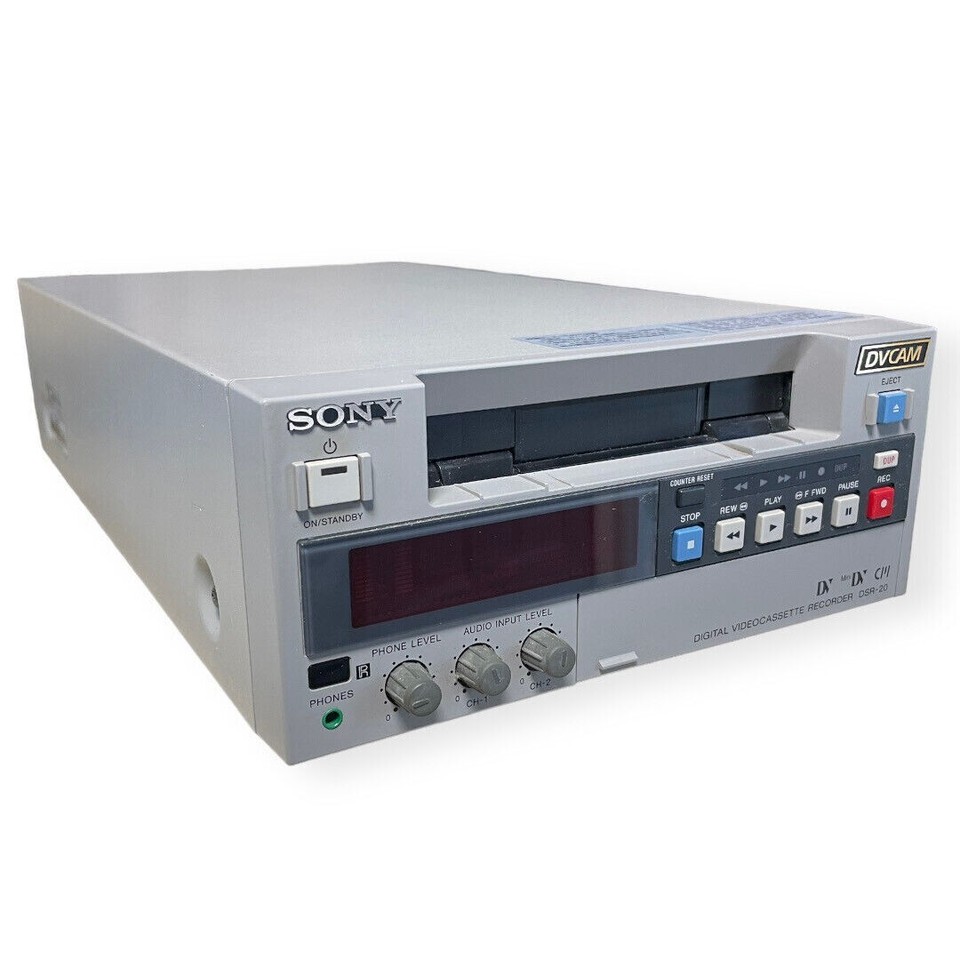 Sony DSR-20 DVCAM MiniDV Mini DV Tapes Player Recorder PRO Digital VCR ...