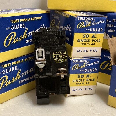 Circuit Breakers - Bulldog Pushmatic Breakers