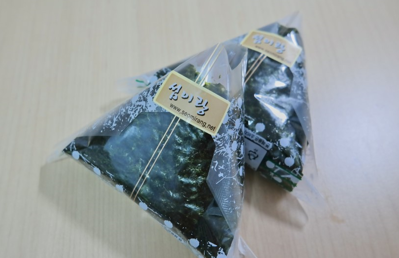 Refill 100ea for Korean Samgak Kimbap Making Kit, Onigiri Nori Laver ...