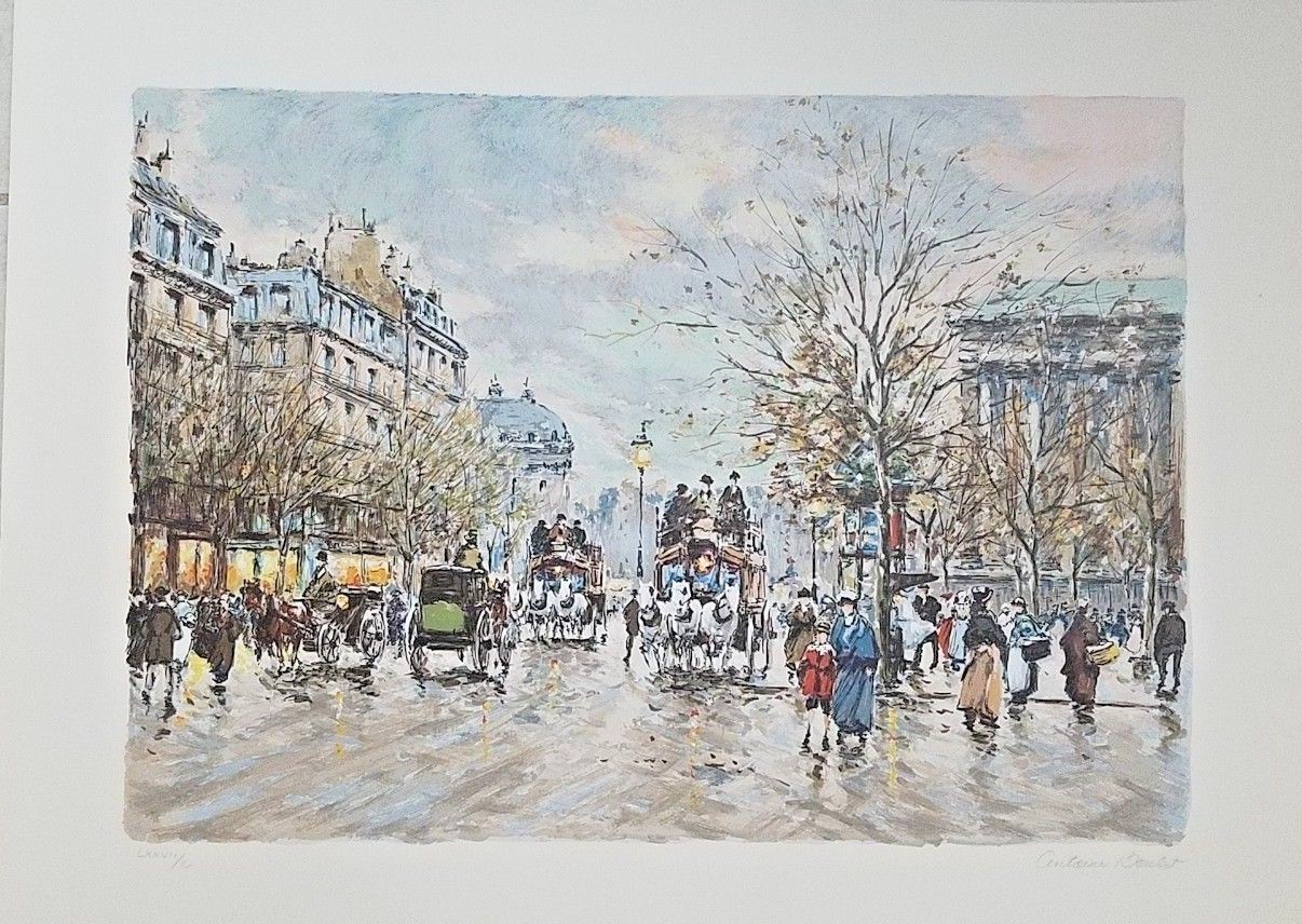 Antoine Boulet.Signed Numbered large lithograph LXXVII/C. | eBay