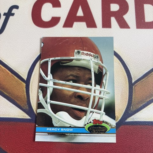 Percy Snow, 1991 Stadium Club, #464, Kansas City Chiefs, | eBay