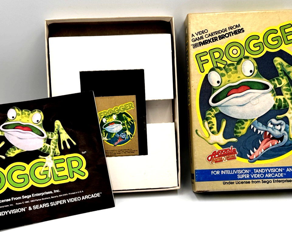 Vintage Frogger Sears Super Video Arcade Cartridge - Collectible ...