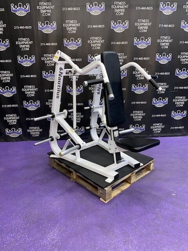 Nautilus XPLOAD ISO Lateral Plate Loaded Overhead Shoulder Press | eBay