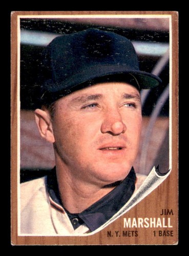 1962 Topps Baseball #337 Jim Marshall VG/EX *e2 | eBay