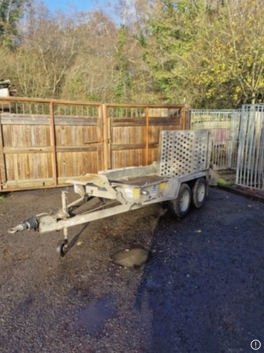ifor williams GH94 twin axle plant trailer mini digger | eBay UK