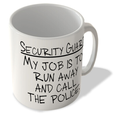 Security Guard Description - Mug | eBay UK