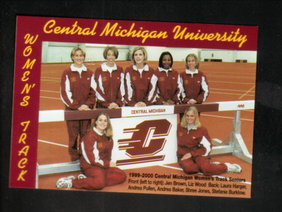 Central Michigan Chippewas--2000 Track & Field Pocket Schedule--CMU ...