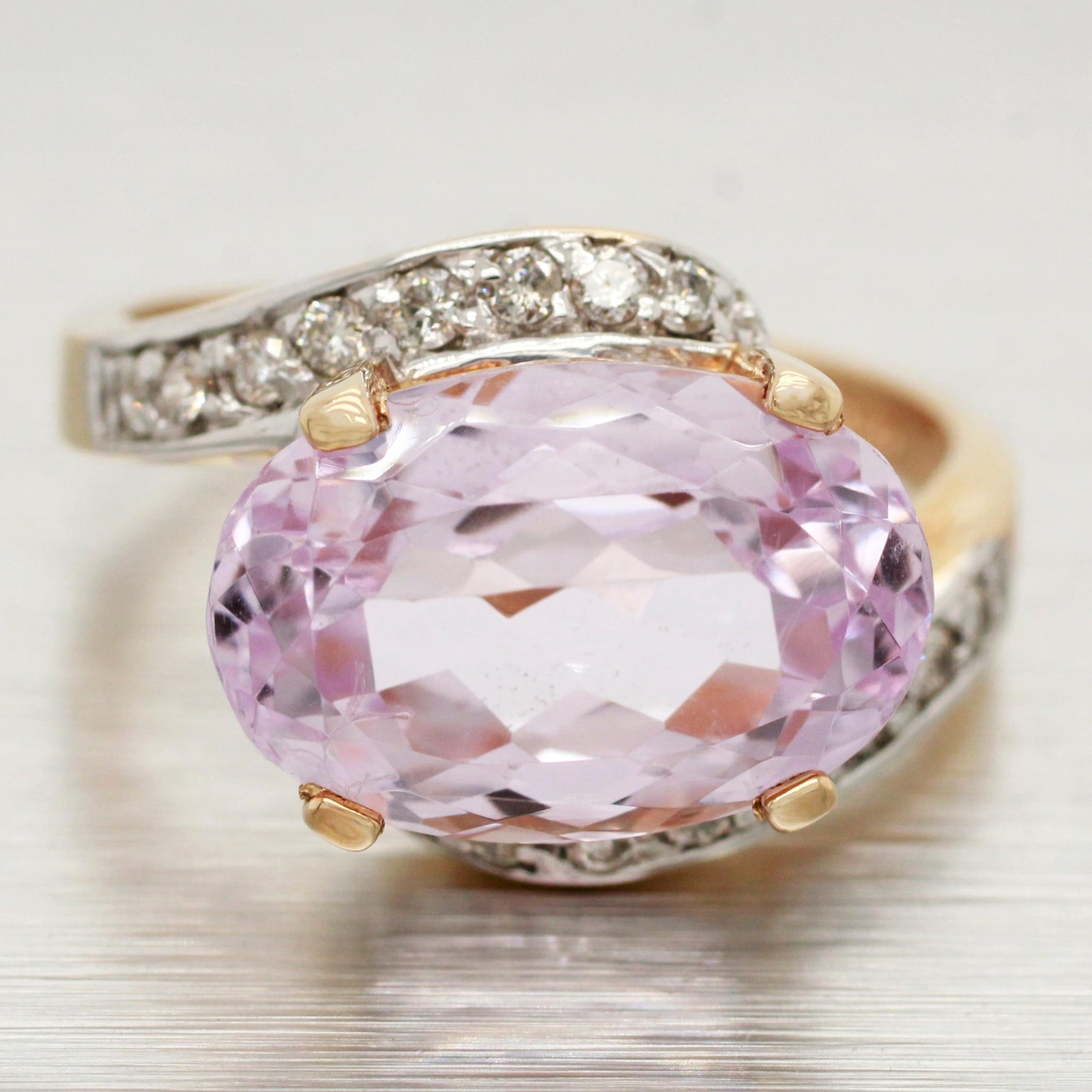 John C Rinker JCR Amethyst Ring - 14k Yellow Gold & D… - Gem