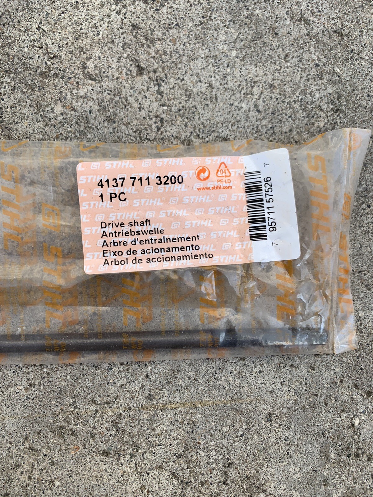 STIHL Drive Shaft Solid Fs91r Fs131r (4137-711-3200) for sale online | eBay