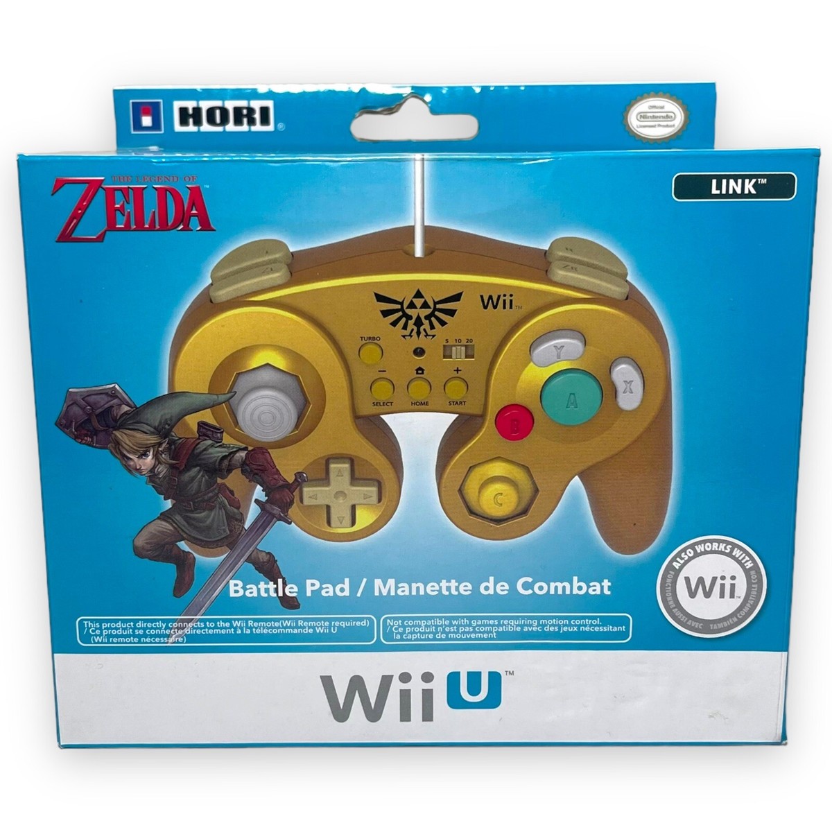 Zelda Gold Wii Console