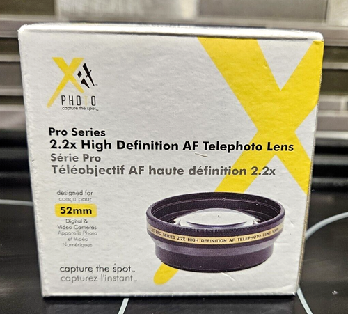Xit Pro Series 2.2x High Definition AF Telephoto Lens For 52mm Digital ...