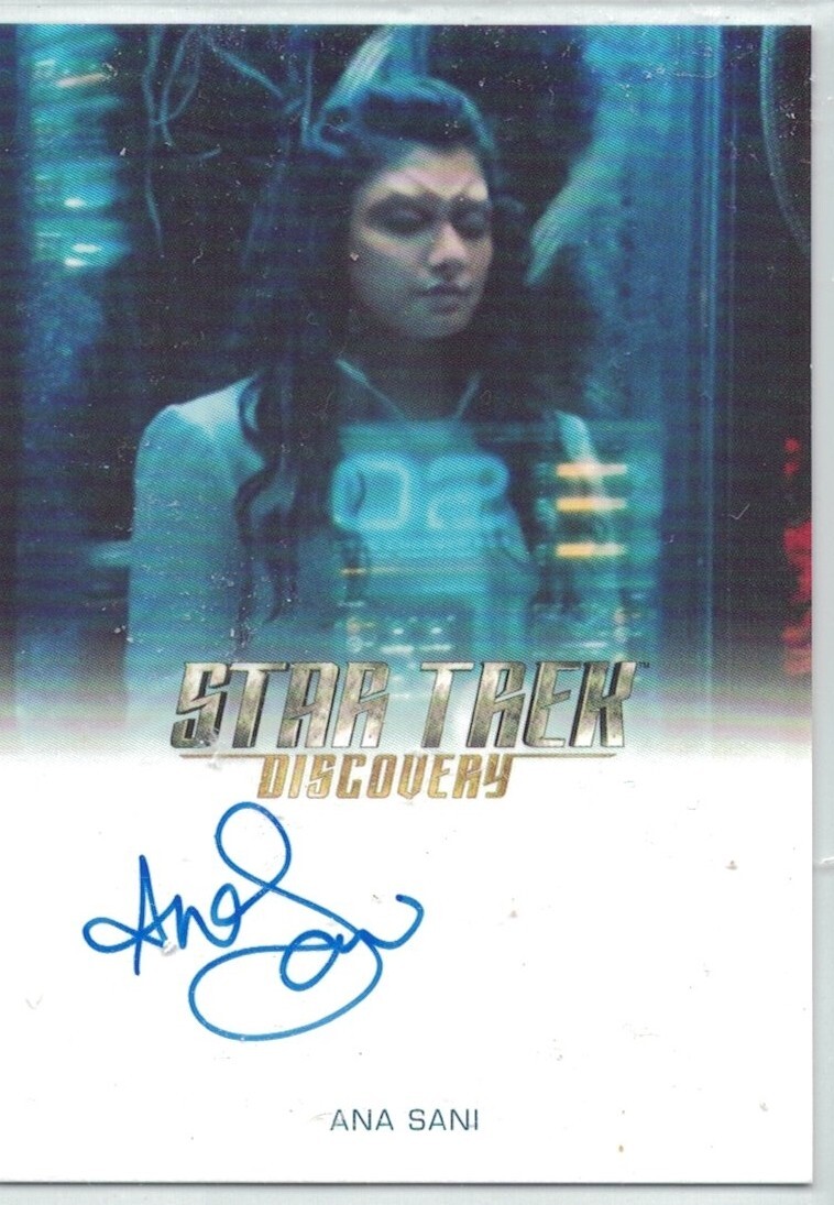 Star Trek Discovery S3 auto card Ana Sani | eBay