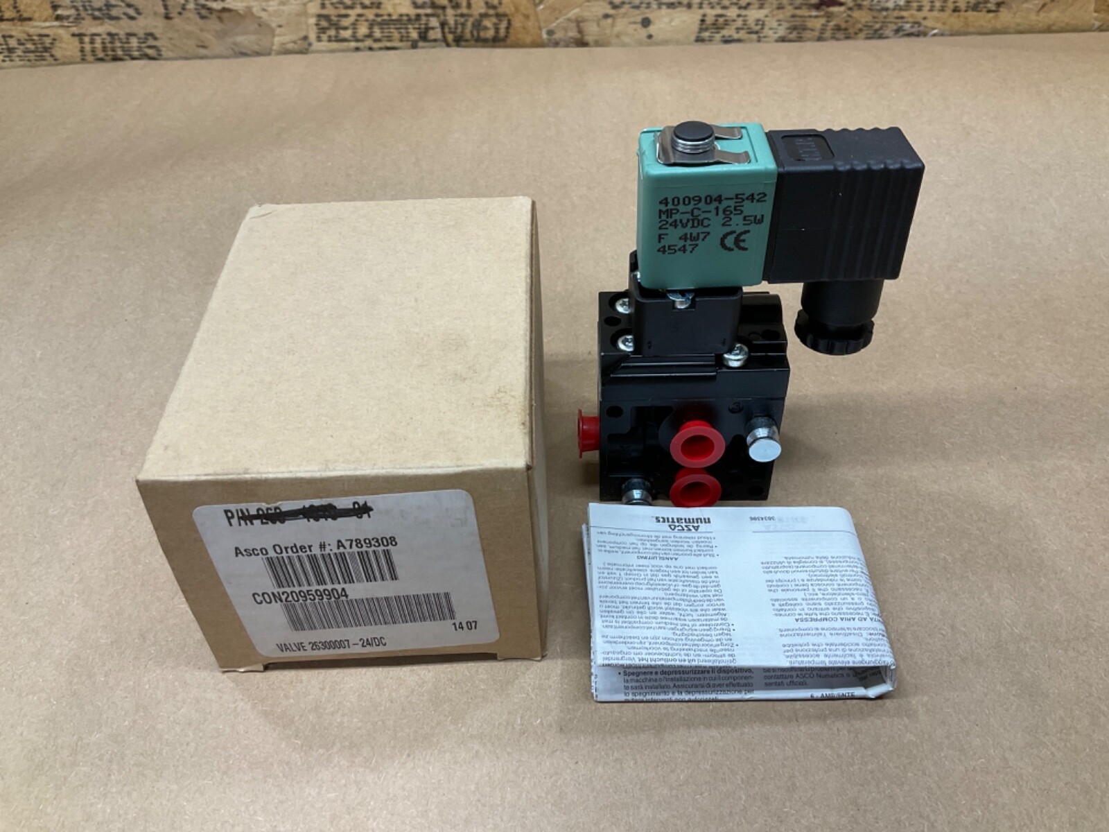 Asco CONAIR 209-599-04 Valve 24VAC 400904-042 #32A31*IAC for sale ...