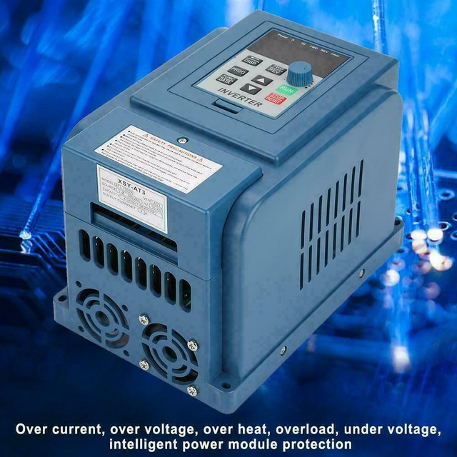 At3-1500x Variable Frequency Drive VFD 3 Phase Speed Controller ...