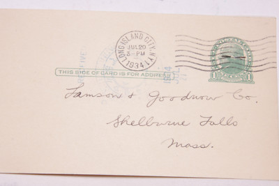 1934 Lamson Goodnow John C Fisher Mfg Long Island City NY Post Cd ...