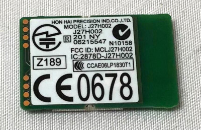 OEM Nintendo Wii BLUETOOTH Module J27H002 Board Card Chip Replacement ...